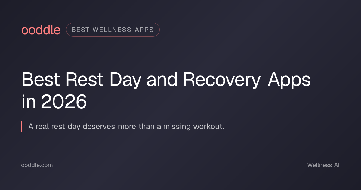 Best Rest Day and Recovery Apps in 2026 - ooddle